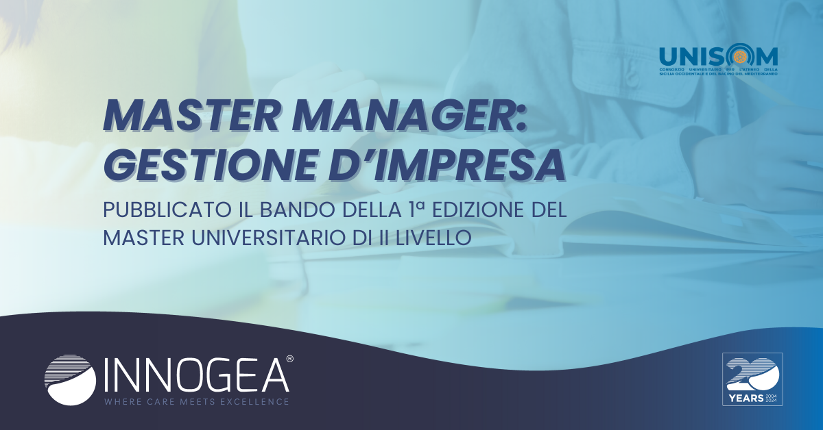 Master Manager: pubblicato il bando della 1ª Edizione del master